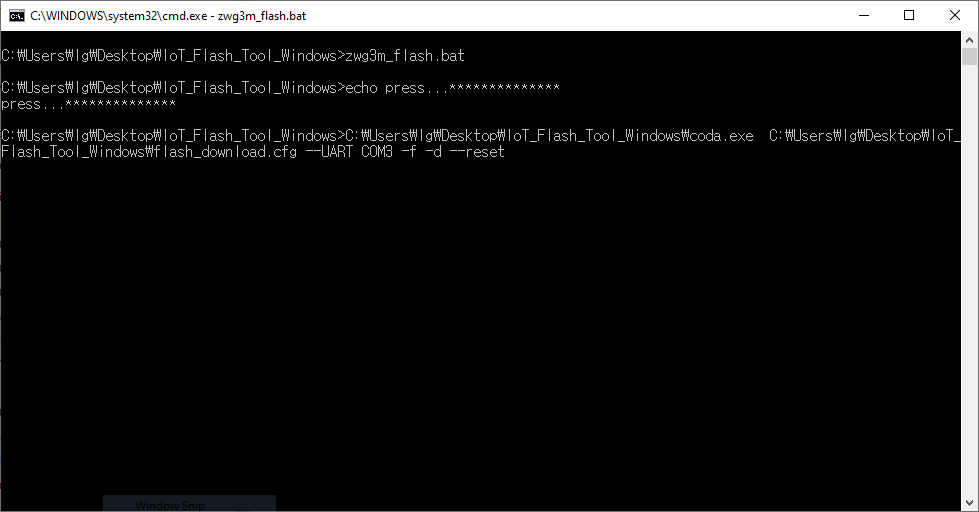 Whenyou see the message below, pressthe reset button for download firmware.